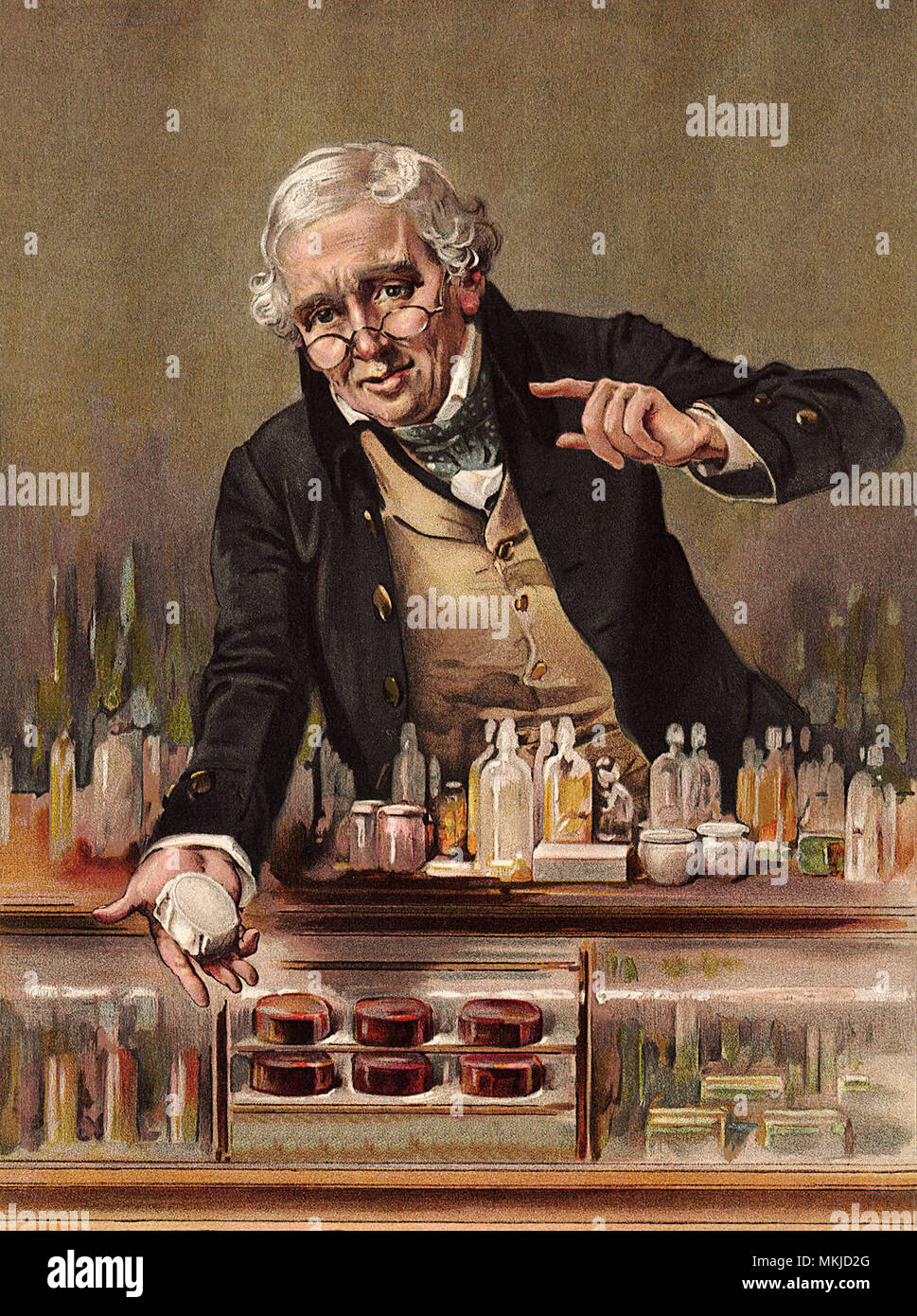 Vintage pharmacist hi-res stock photography and images - Alamy