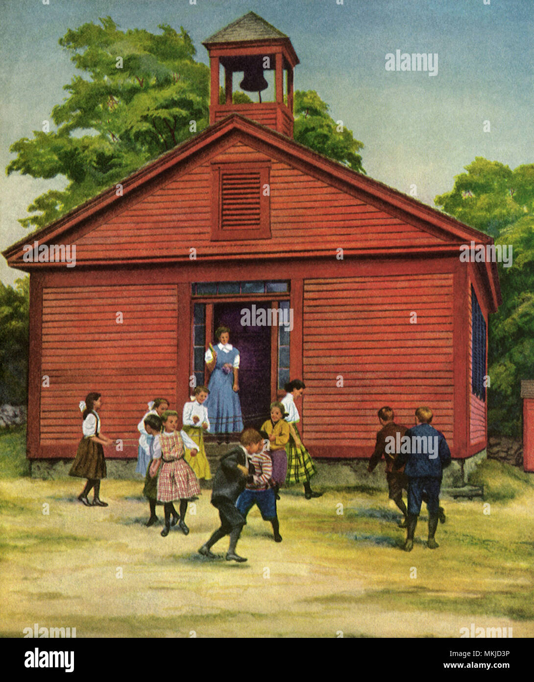 Schoolhouse nostalgia hi-res stock photography and images - Alamy