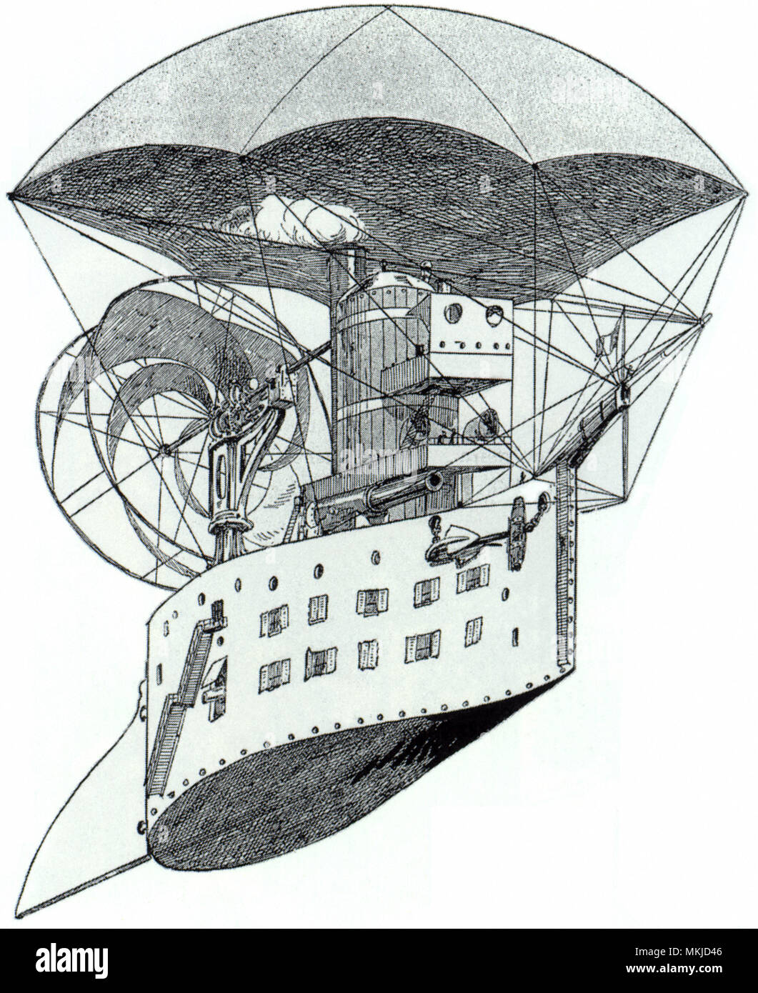 Sci Fi - Flying Machine Stock Photo - Alamy