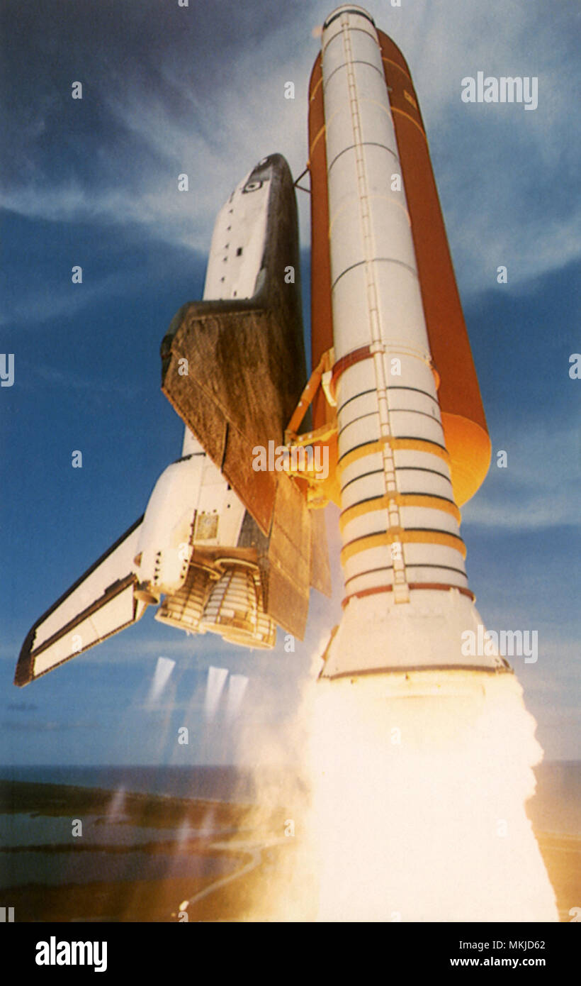 Outer space with space shuttle hi-res stock photography and images - Alamy
