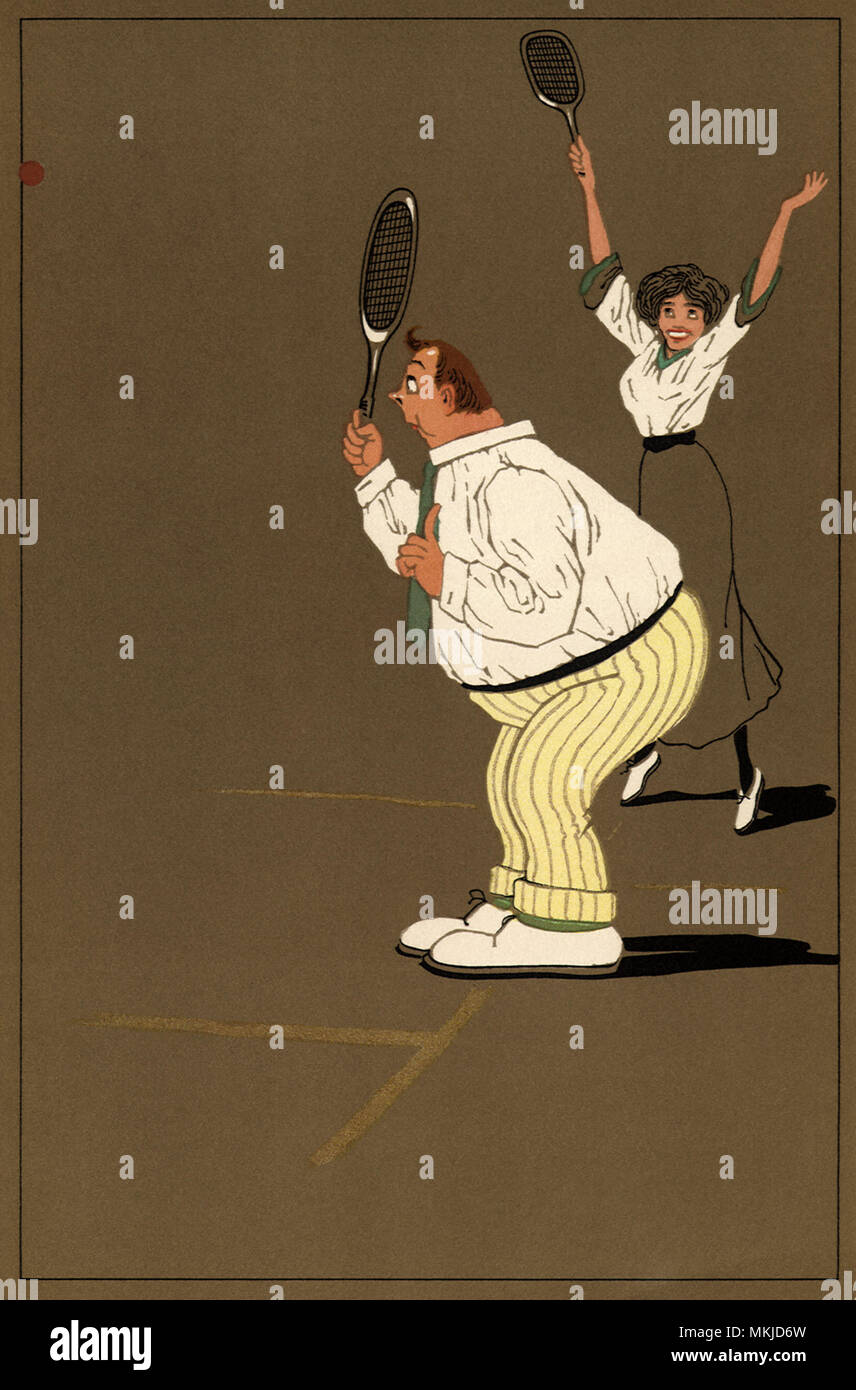 Female tennis player humor tennis player hi-res stock photography and ...