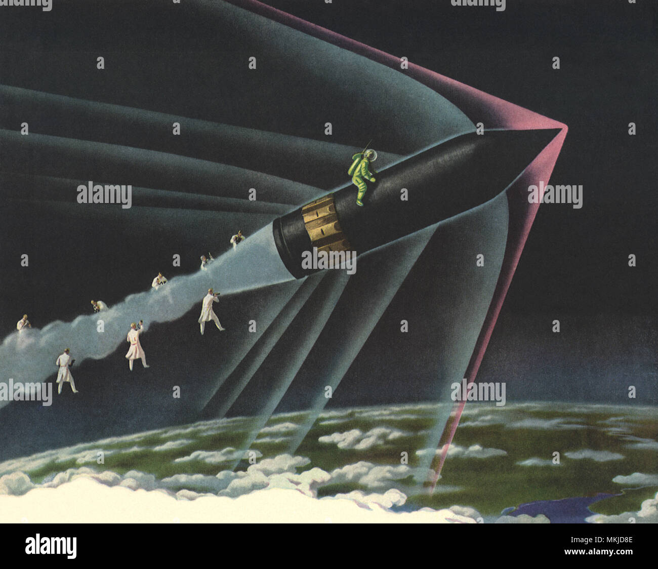 Rocketship hi-res stock photography and images - Alamy