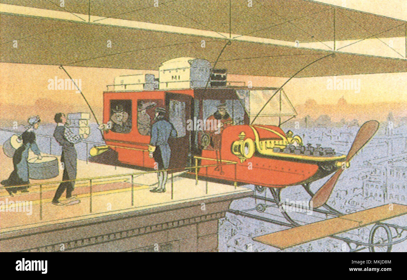 Sci Fi - Futuristic Taxi Stock Photo - Alamy