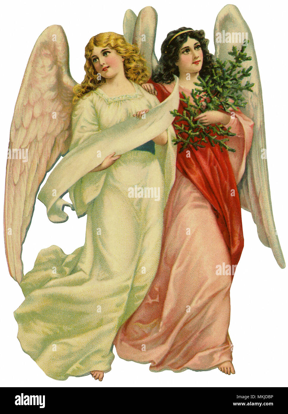 Two small angels hi-res stock photography and images - Alamy