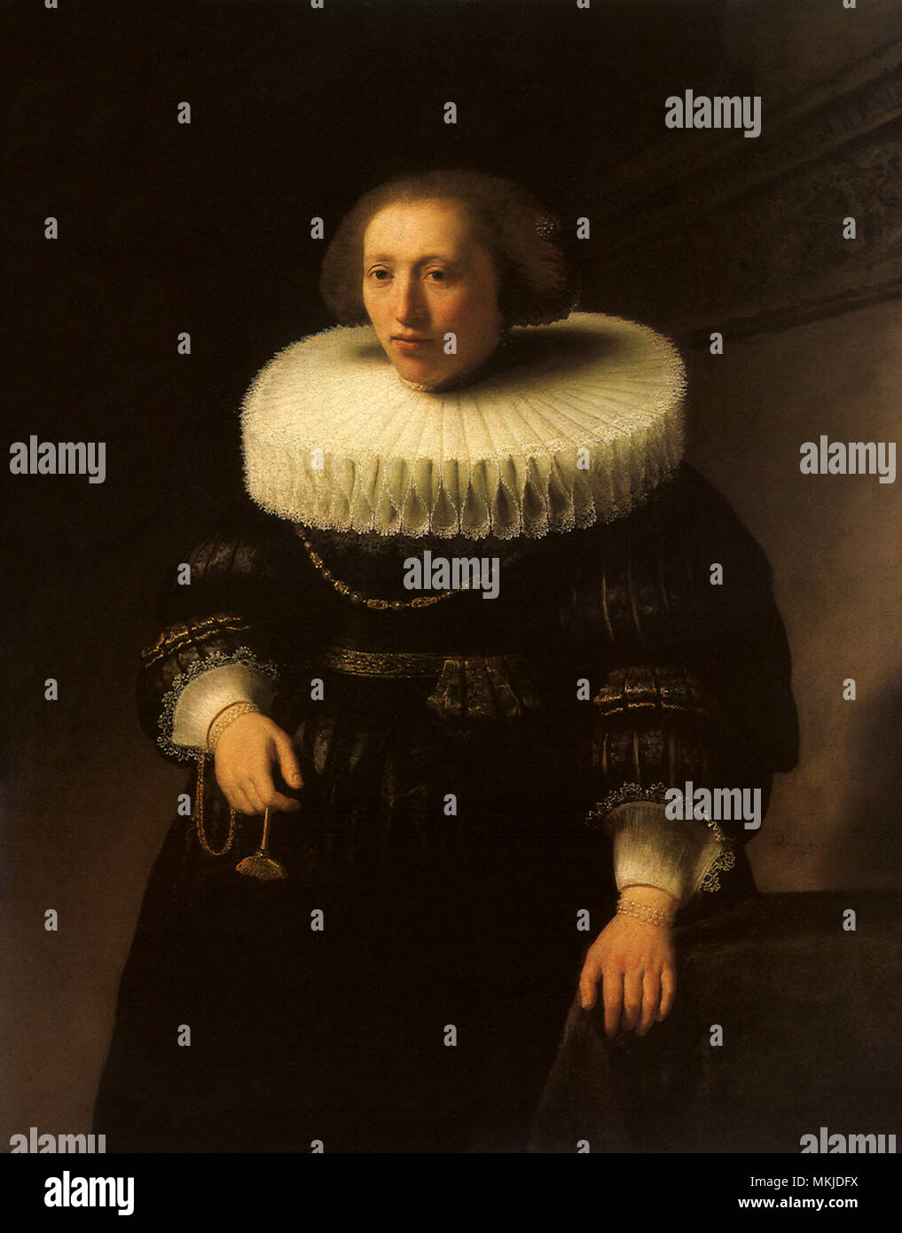 Rembrandt portrait woman hi-res stock photography and images - Alamy