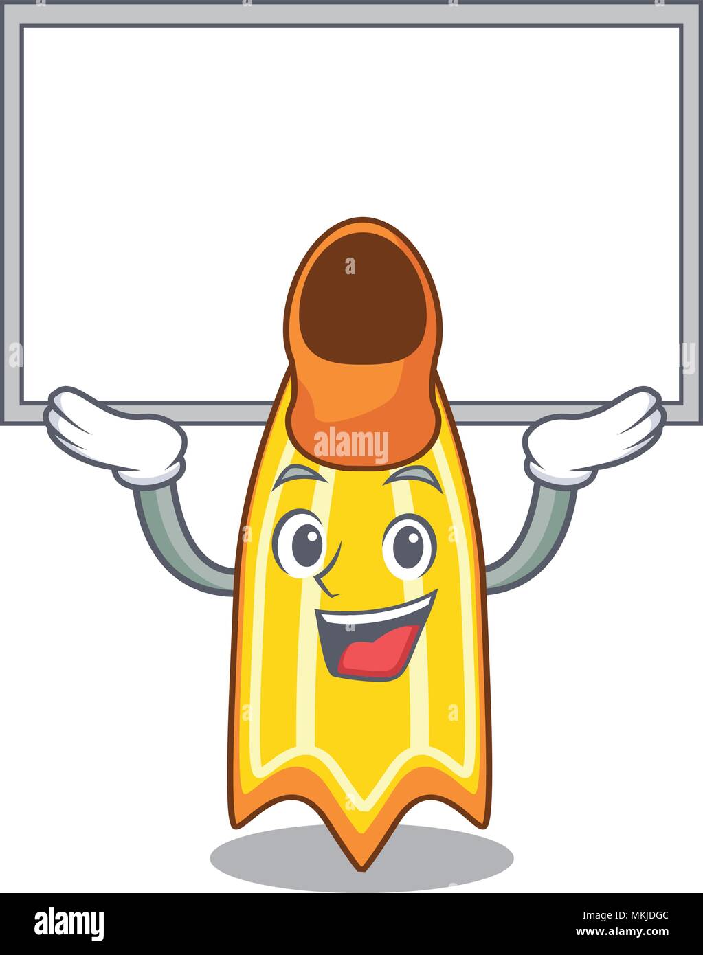 Up board swim fin character cartoon Stock Vector Image & Art - Alamy