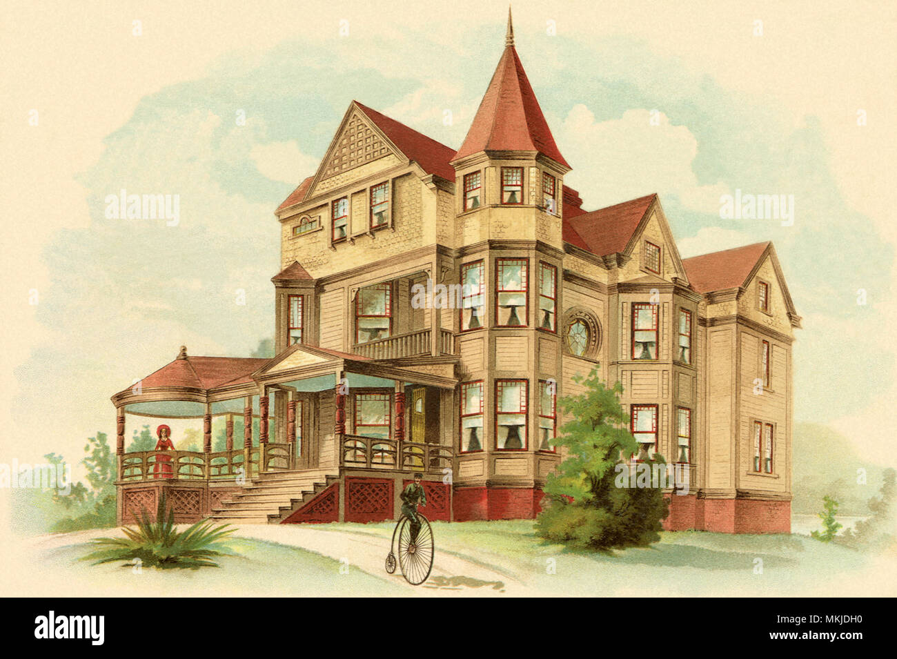 Classic suburban homes hi-res stock photography and images - Alamy