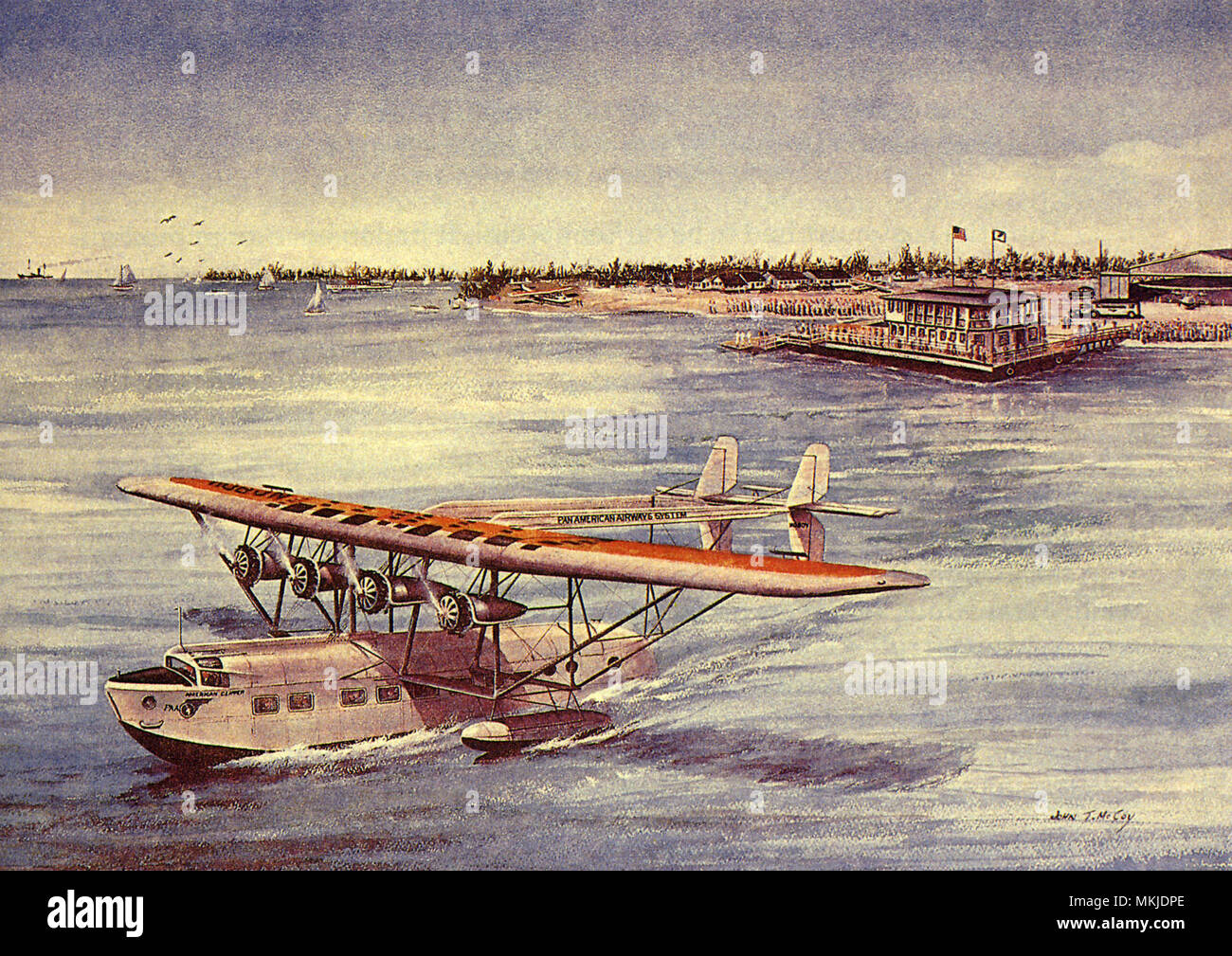 Vintage seaplane hi-res stock photography and images - Alamy