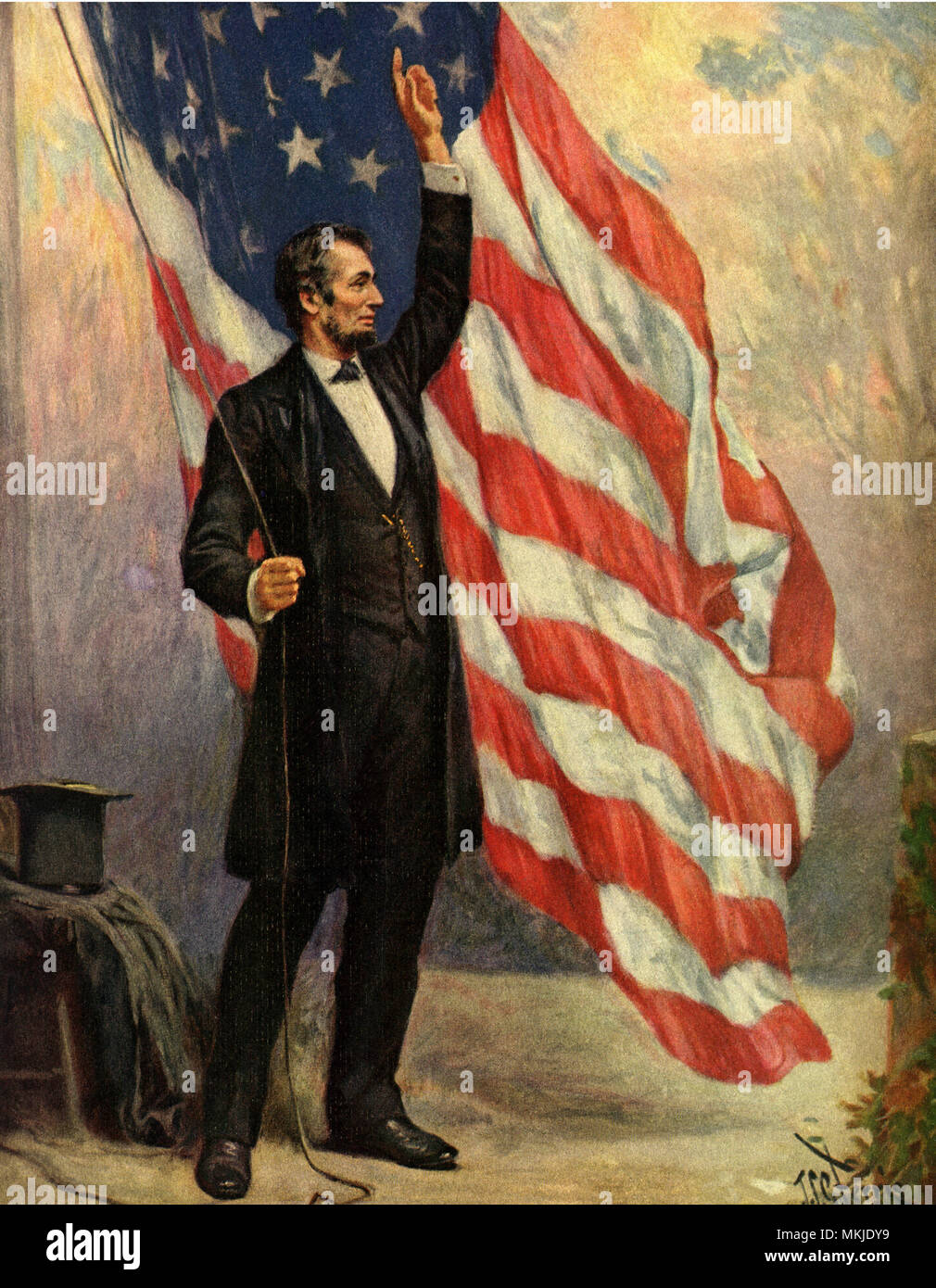 Commander in chief flag hi-res stock photography and images - Alamy