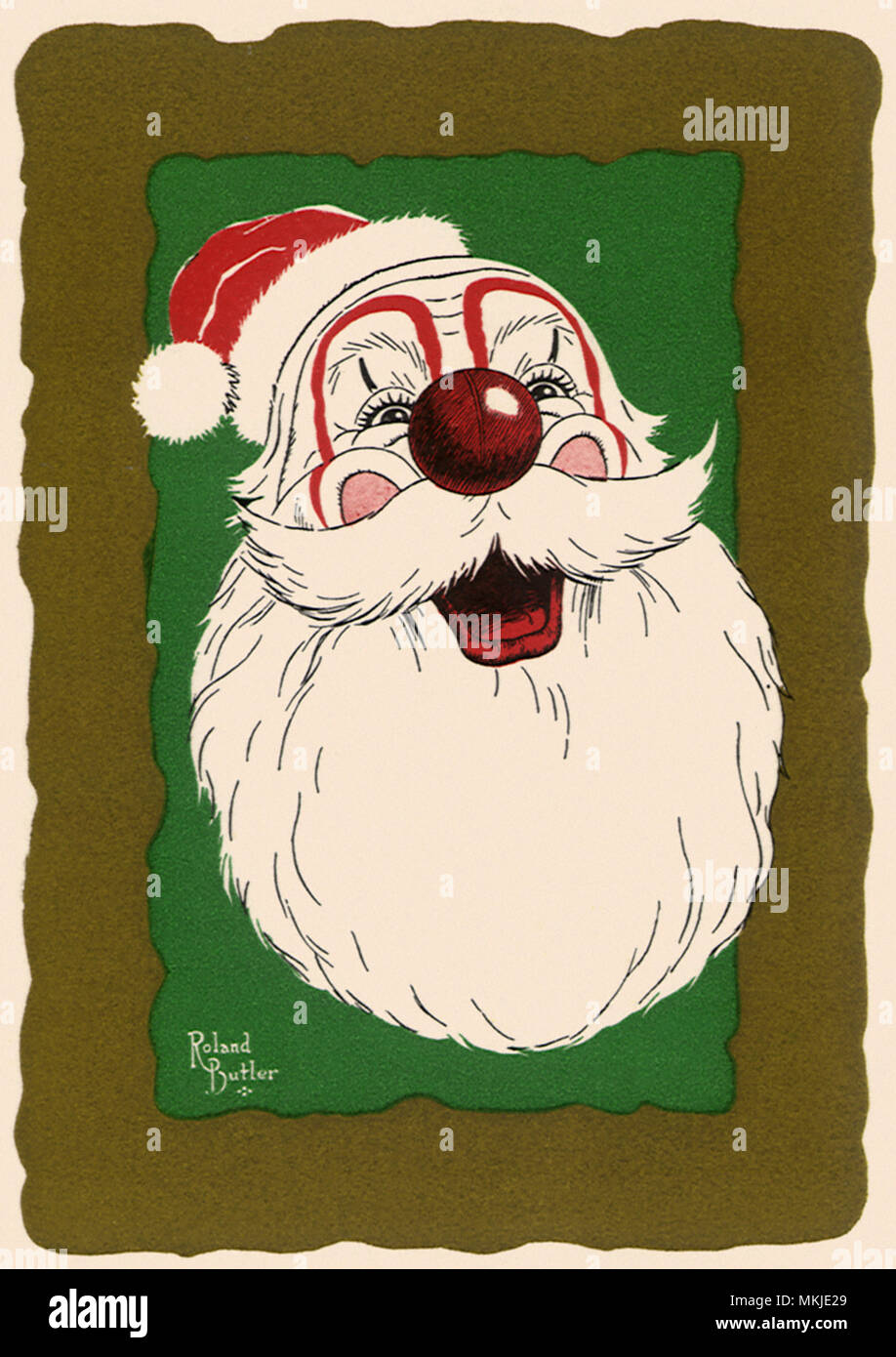 Christmas clown hi-res stock photography and images - Alamy