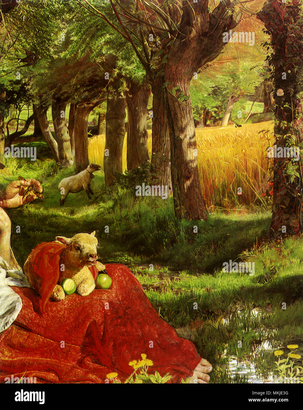 The Hireling Shepherd Stock Photo - Alamy