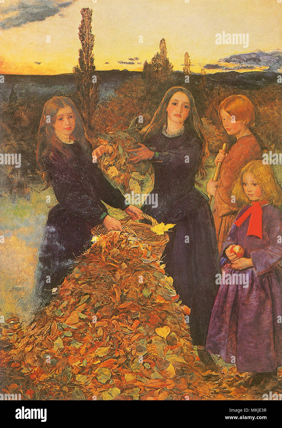 John everett millais leaves hi-res stock photography and images - Alamy