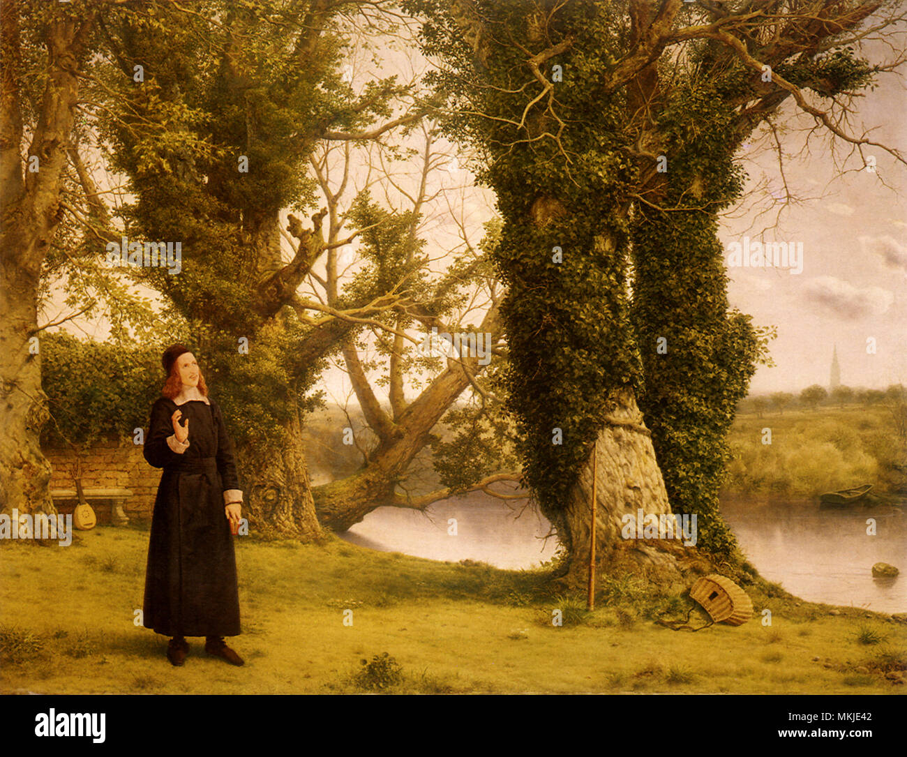 George Herbert at Bemerton Stock Photo - Alamy