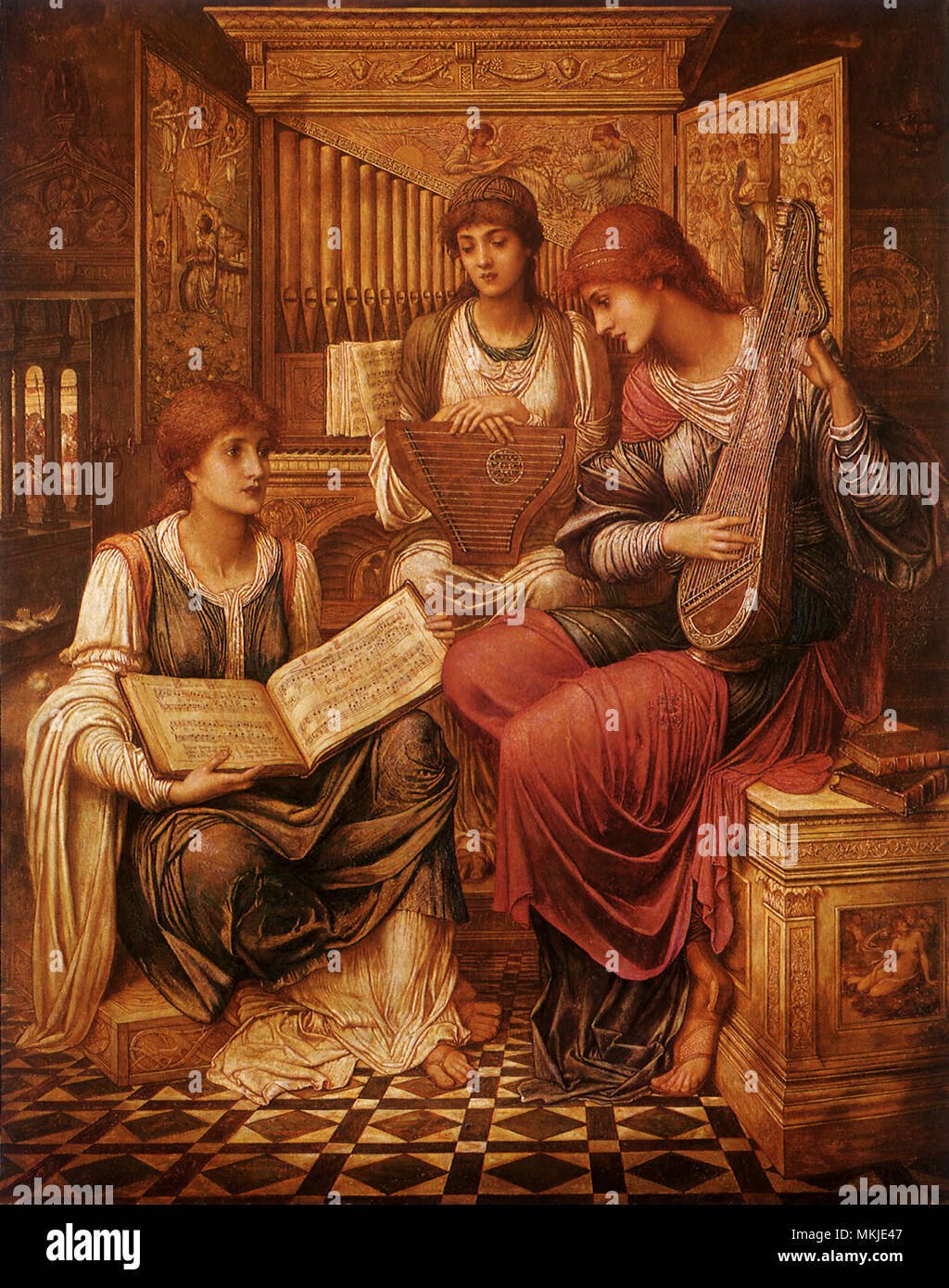 Family music making hi-res stock photography and images - Alamy