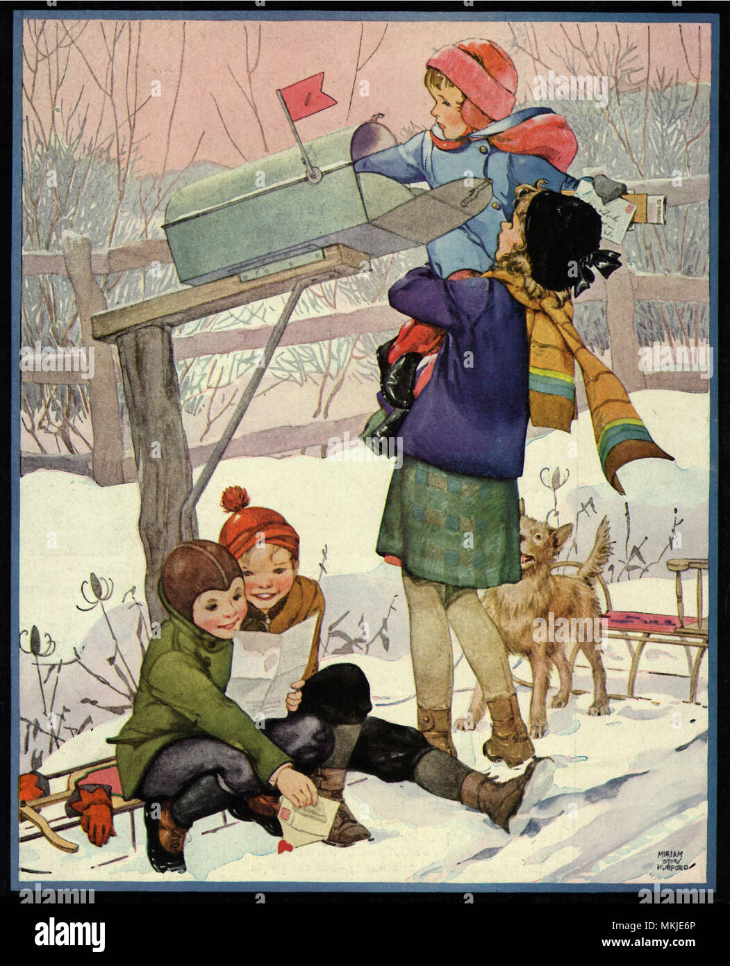 Kids mailbox hi-res stock photography and images - Alamy