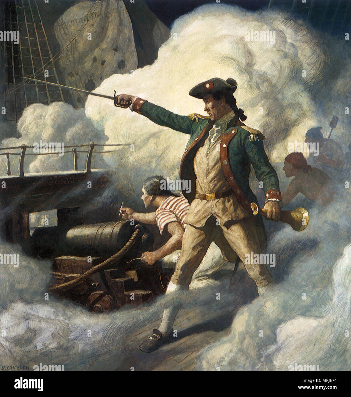 Captain john paul jones hi-res stock photography and images - Alamy