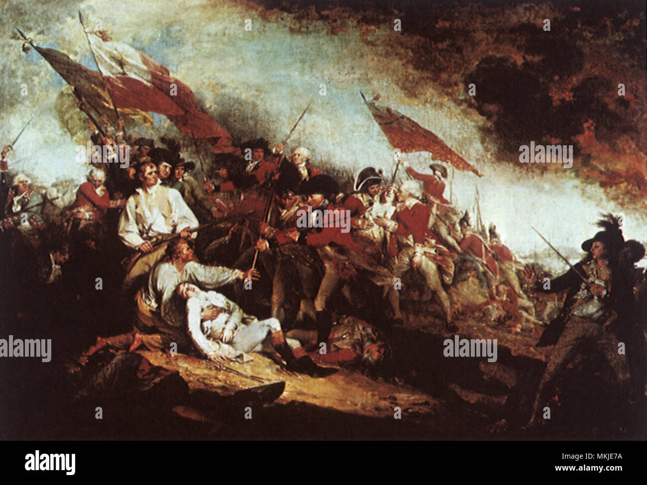 The battle of bunker hill 1775 hi-res stock photography and images - Alamy