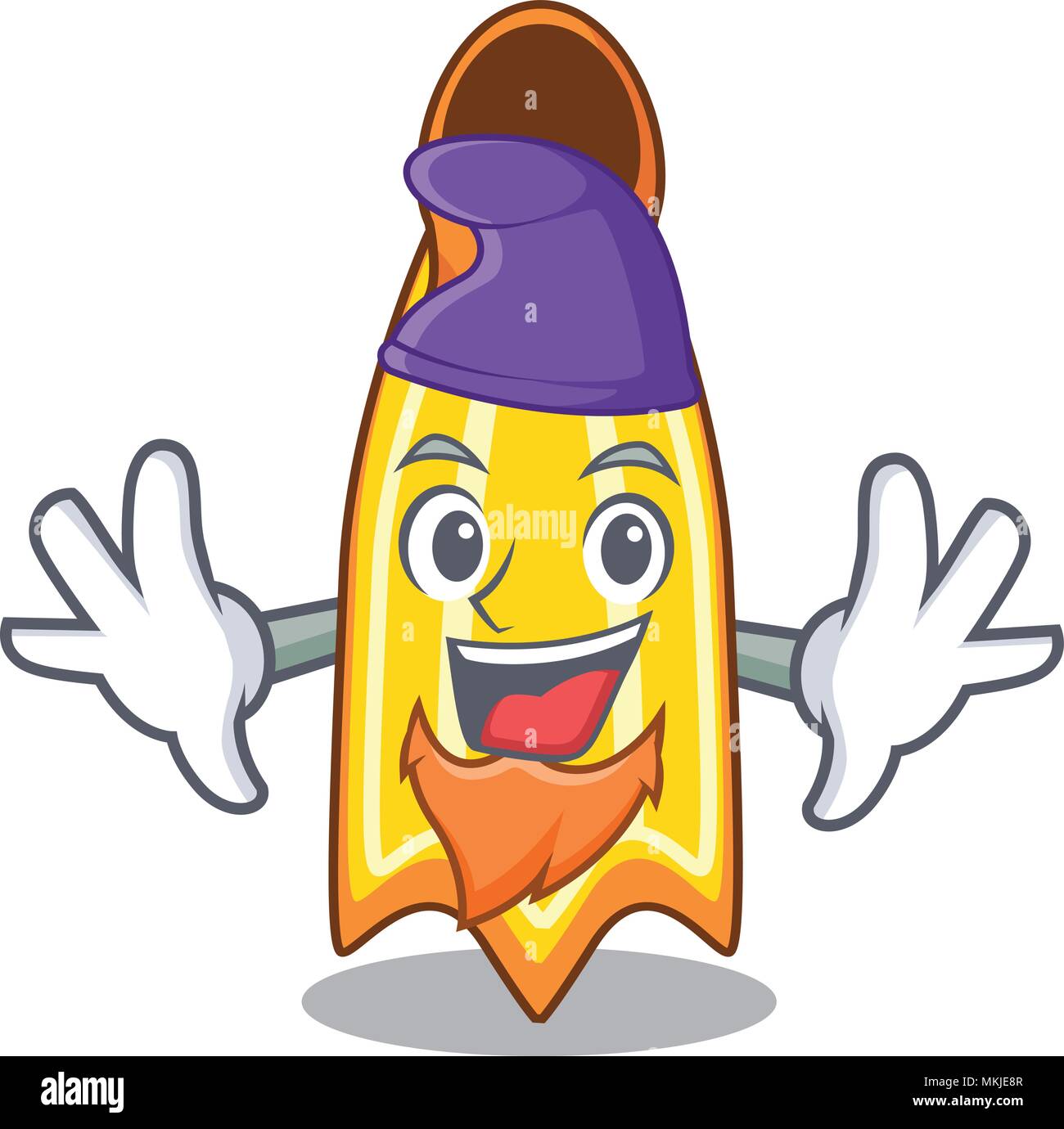 Elf swim fin character cartoon Stock Vector Image & Art - Alamy