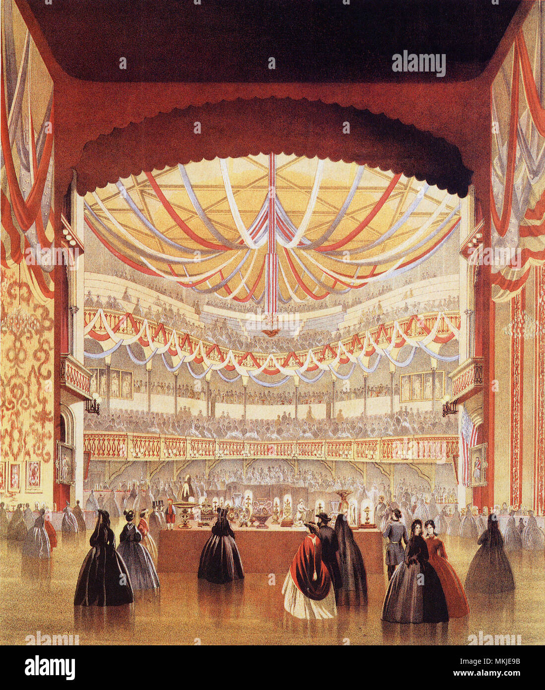 People at the Brooklyn Fair Stock Photo - Alamy