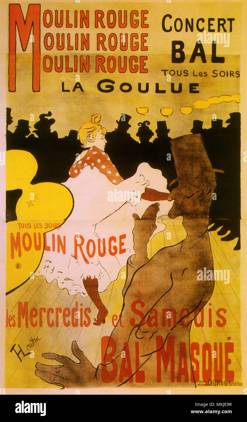 Moulin rouge poster hi-res stock photography and images - Alamy