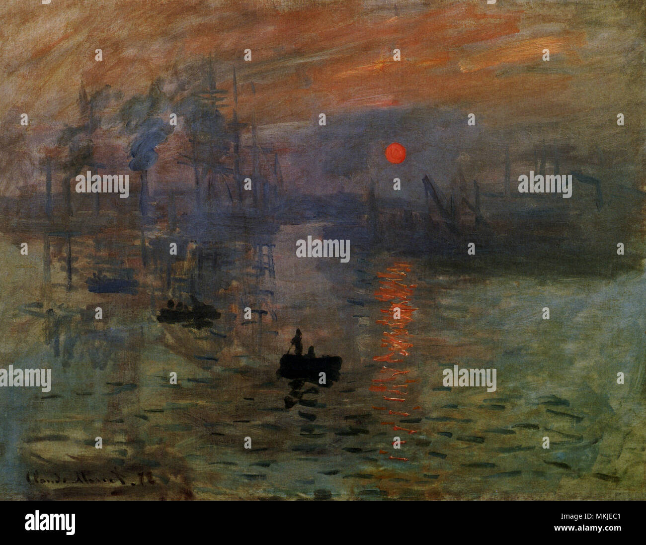 Claude monet impression sunrise hi-res stock photography and images - Alamy