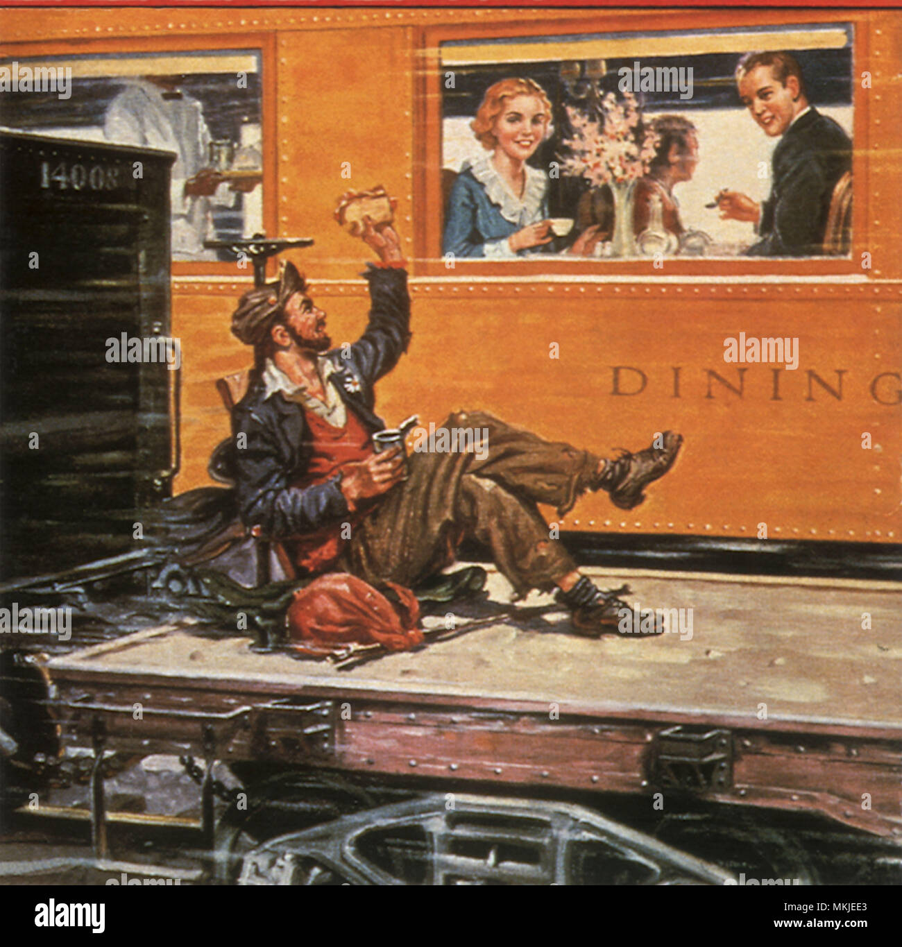 Hobo railroad train hi-res stock photography and images - Alamy