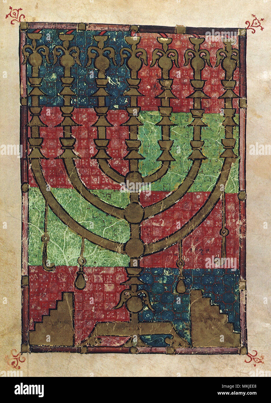 Menorah hanukkah lampstand hi-res stock photography and images - Alamy