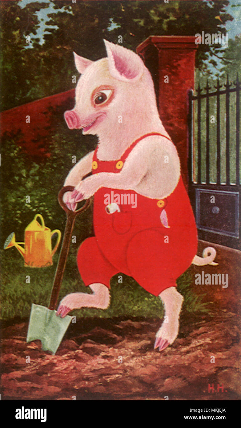 Digging with shovel illustration hi-res stock photography and images ...
