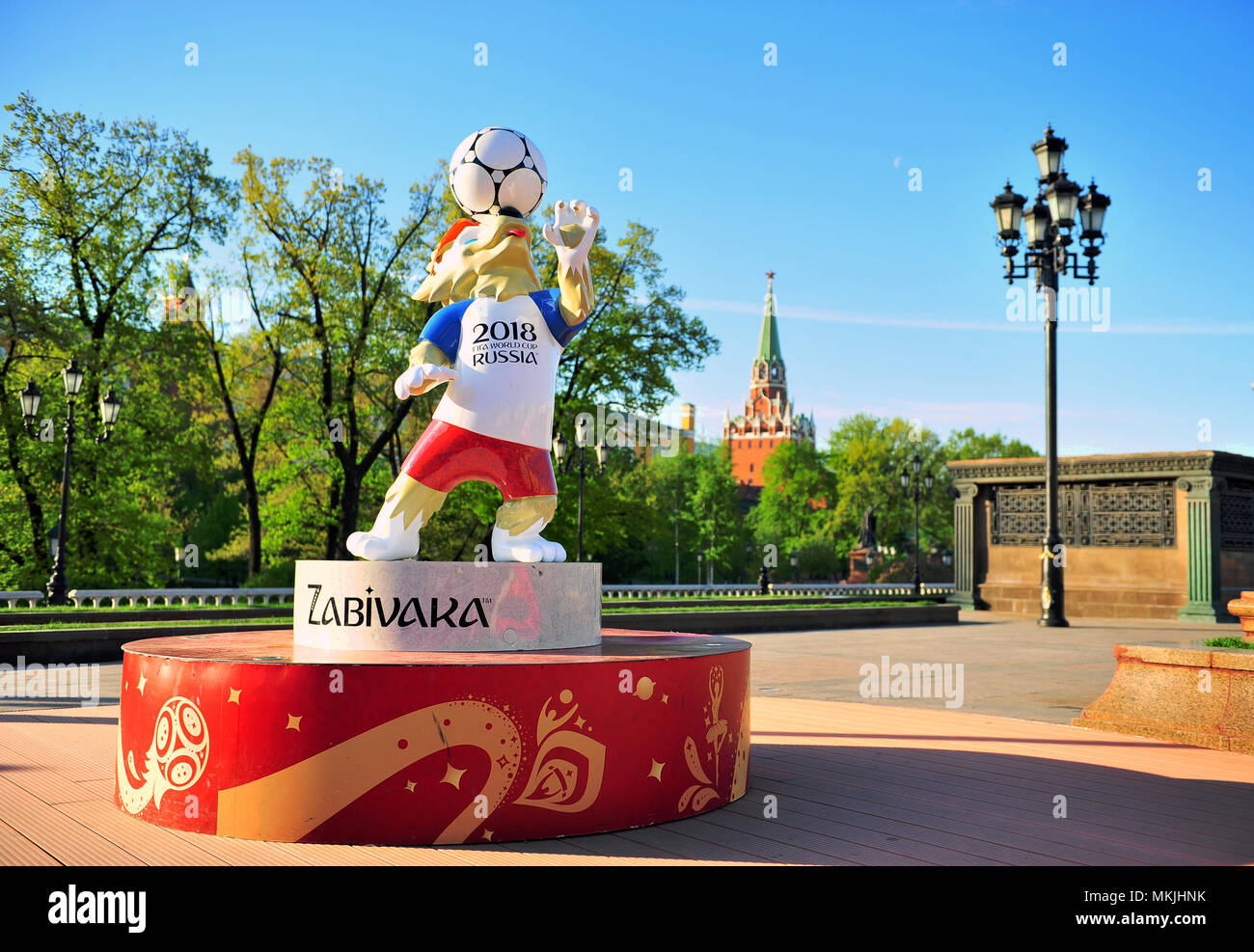 Moscow Russia May 08 Official Mascot Zabivaka Of Fifa World Cup