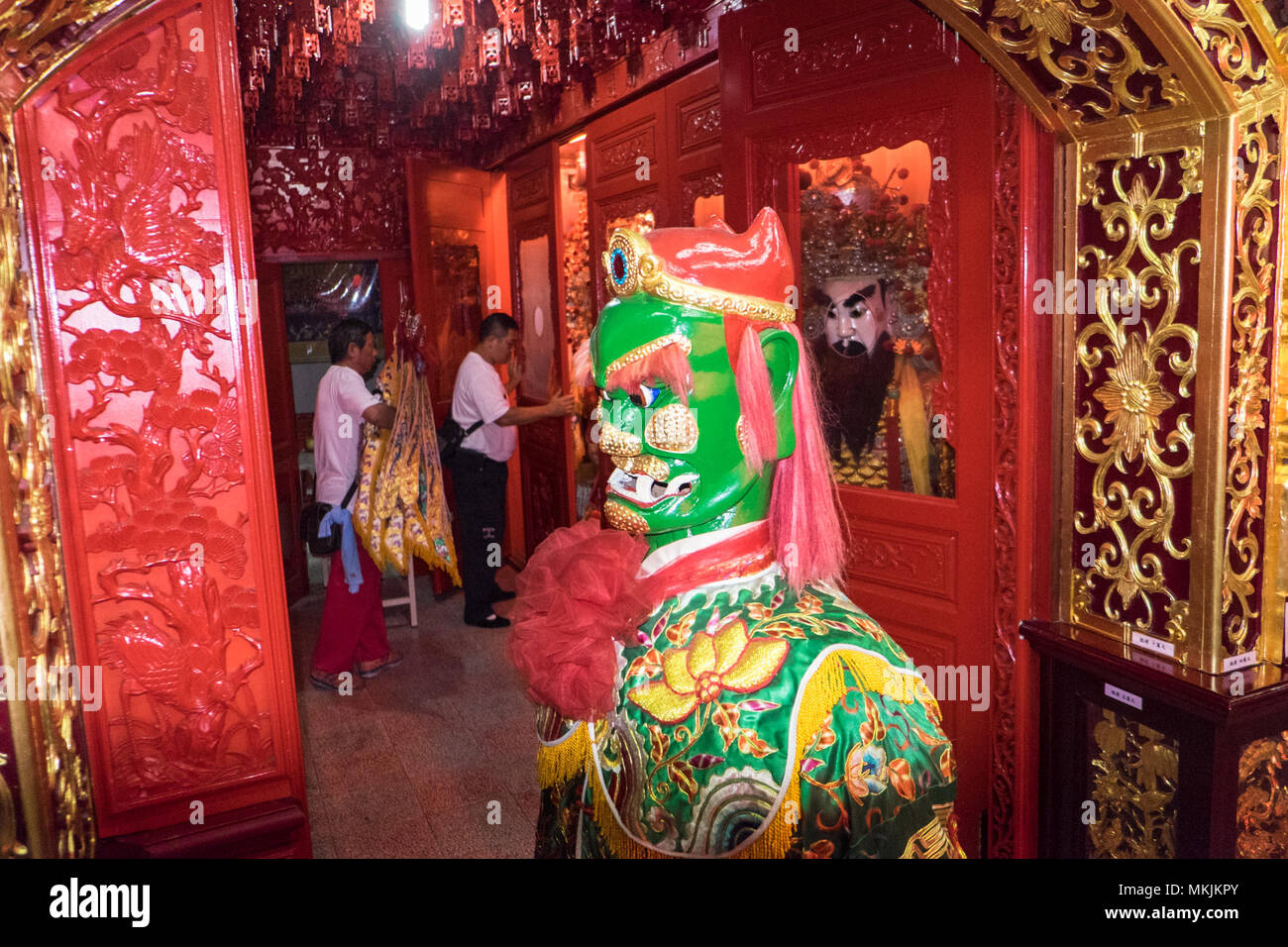 Taipei, Taiwan. 8th May 2018. Birthday of a deity celebrations centred ...