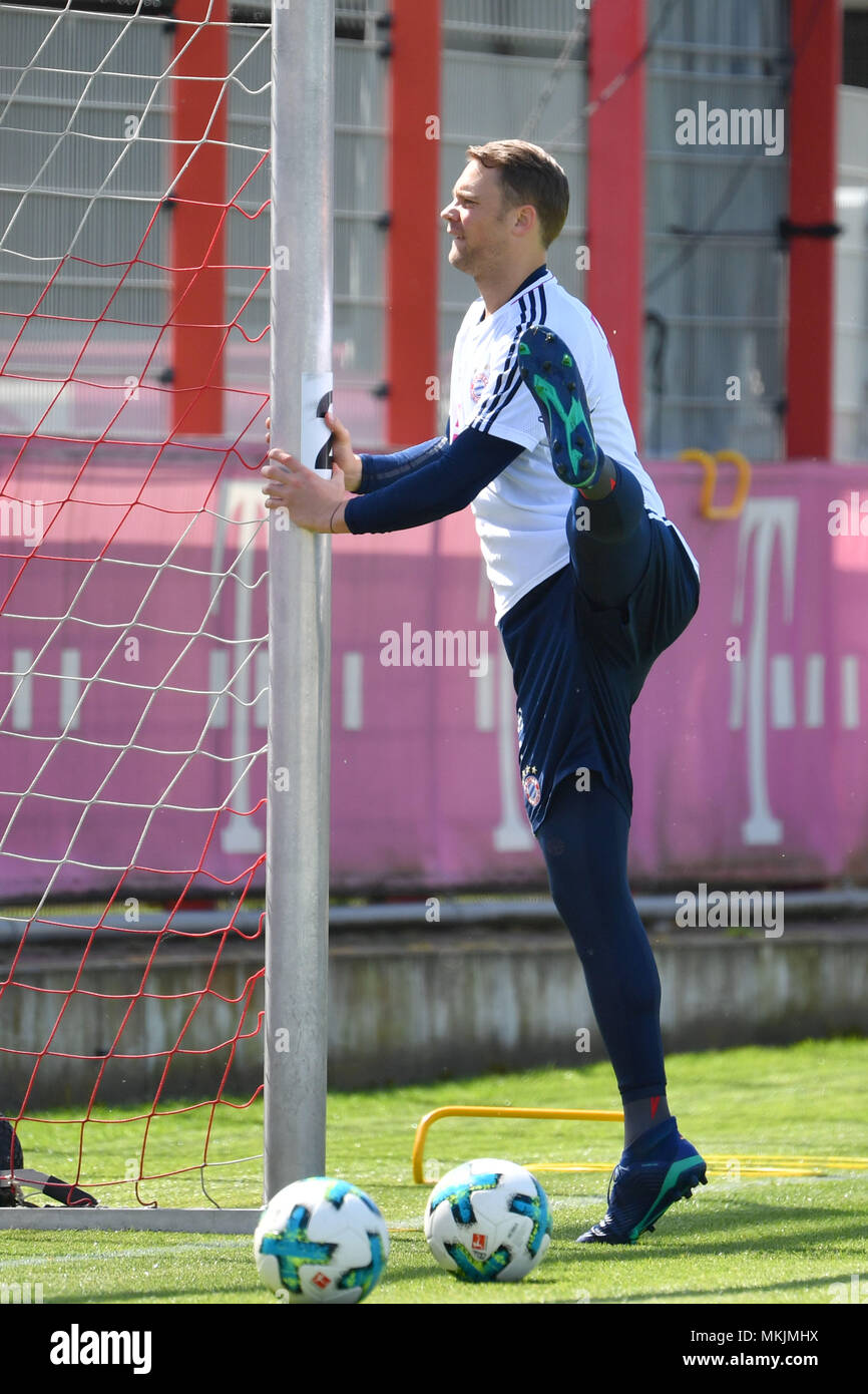 Munich, Deutschland. 08th May, 2018. Manuel NEUER (goalkeeper FC Bayern ...