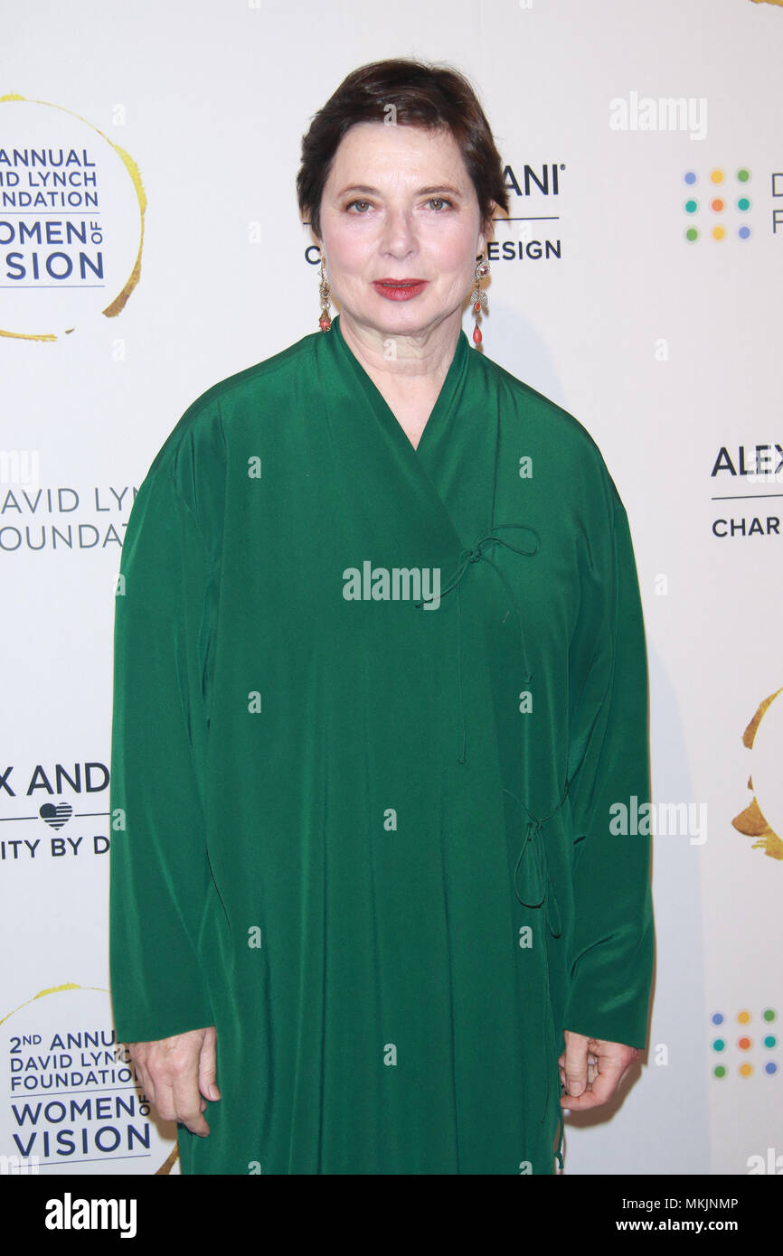 New York, NY, USA. 8th May, 2018. Isabella Rossellini at the David ...