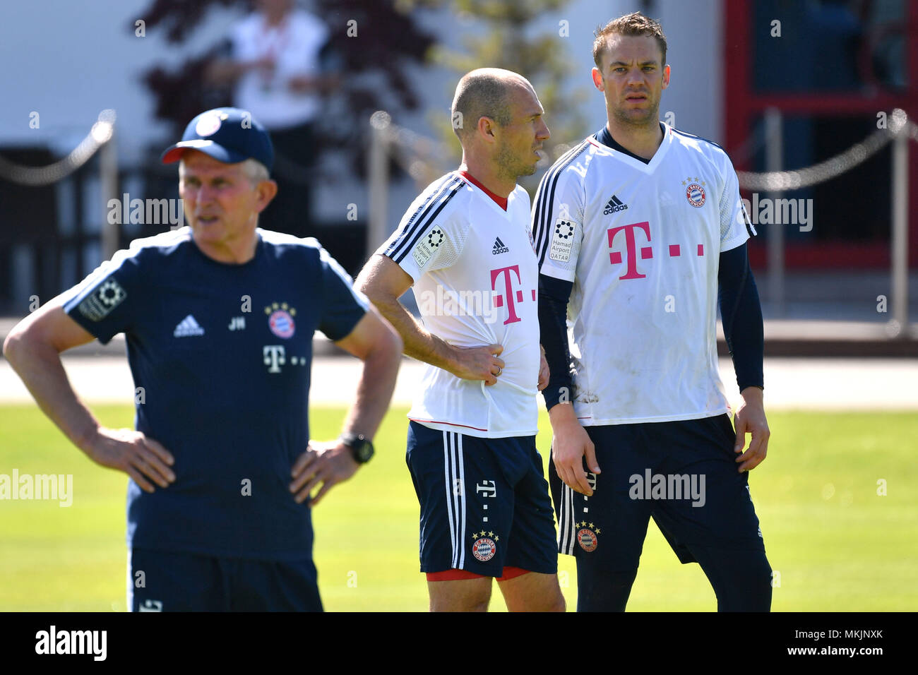 Munich, Deutschland. 08th May, 2018. hi :: Arjen ROBBEN (Bayern Munich ...