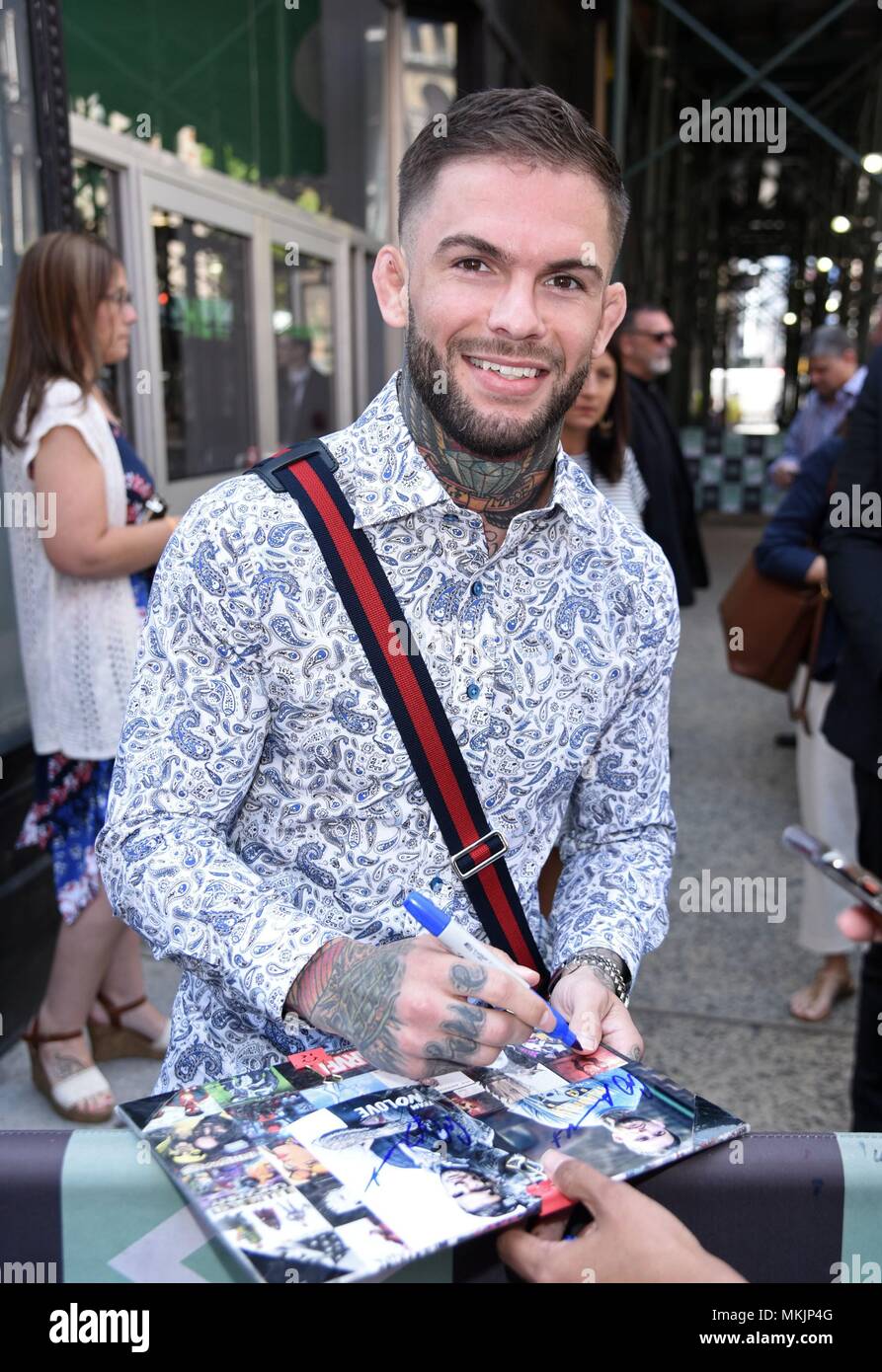 New York, NY, USA. 8th May, 2018. Cody Garbrandt, seen at BUILD Series ...