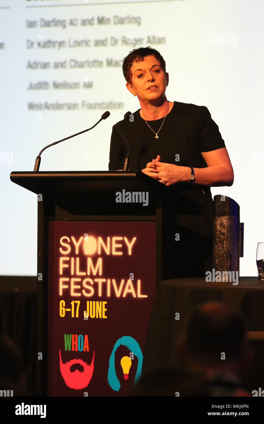 Sydney, Australia. 9th May 2018. Deanne Weir, SFF Board Member – Chair ...