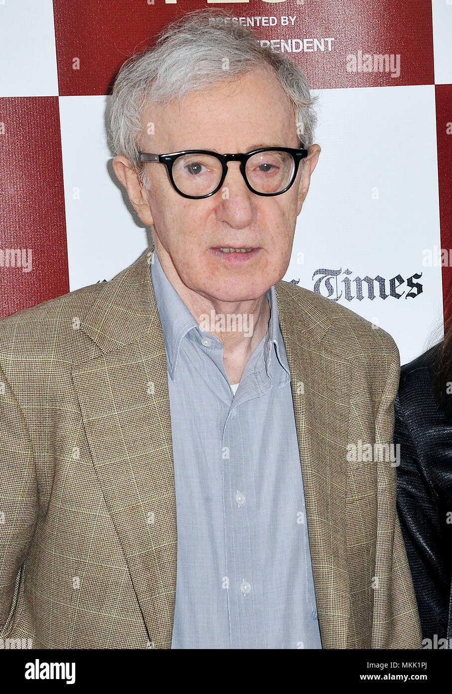 a Woody Allen at To Rome With Love Premiere at the Regal Theatre In Los ...