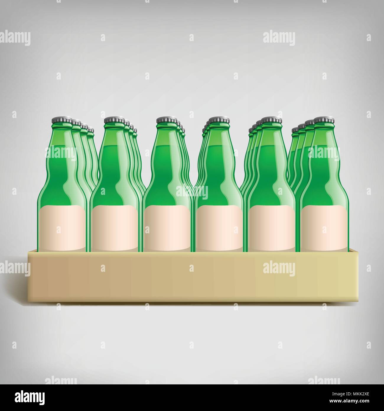 Bottle water ice pack Stock Vector Images - Alamy