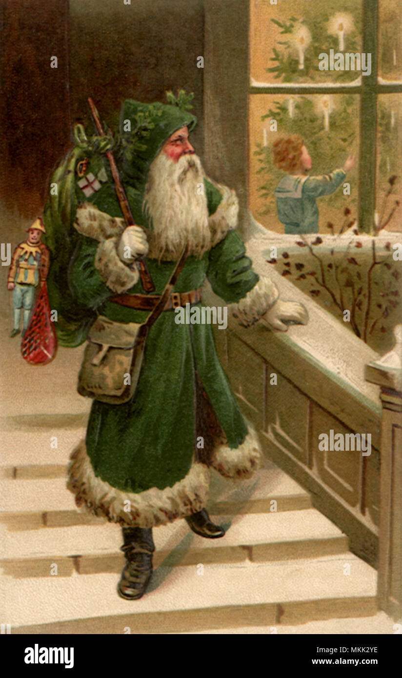 Old Style Santa Stock Photo - Alamy
