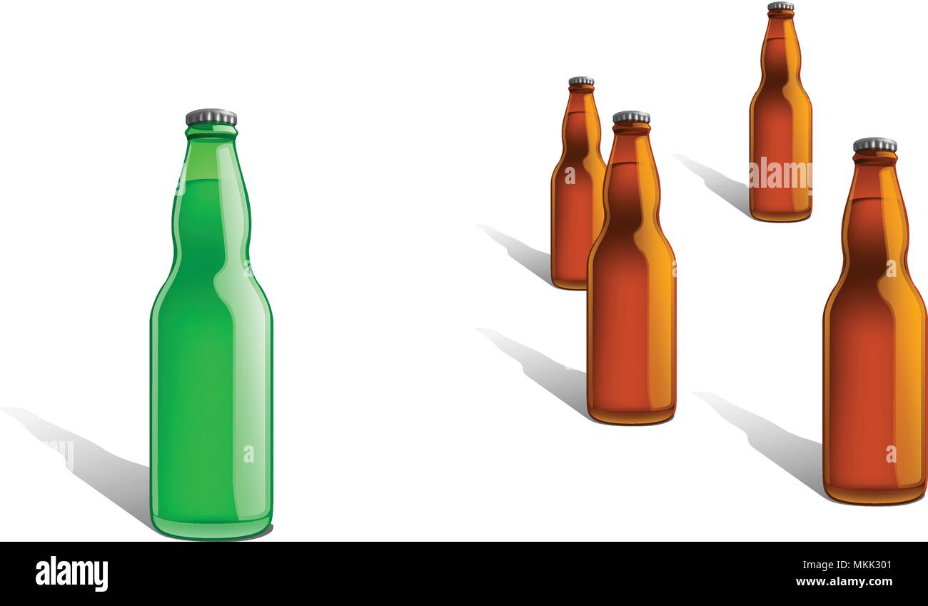 Bottle water ice pack Stock Vector Images - Alamy