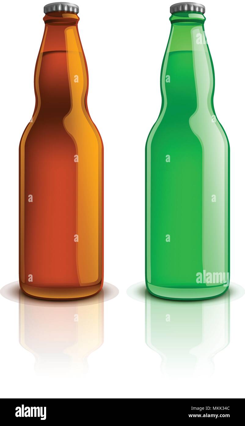 Background shot glass bottles Stock Vector Images - Alamy