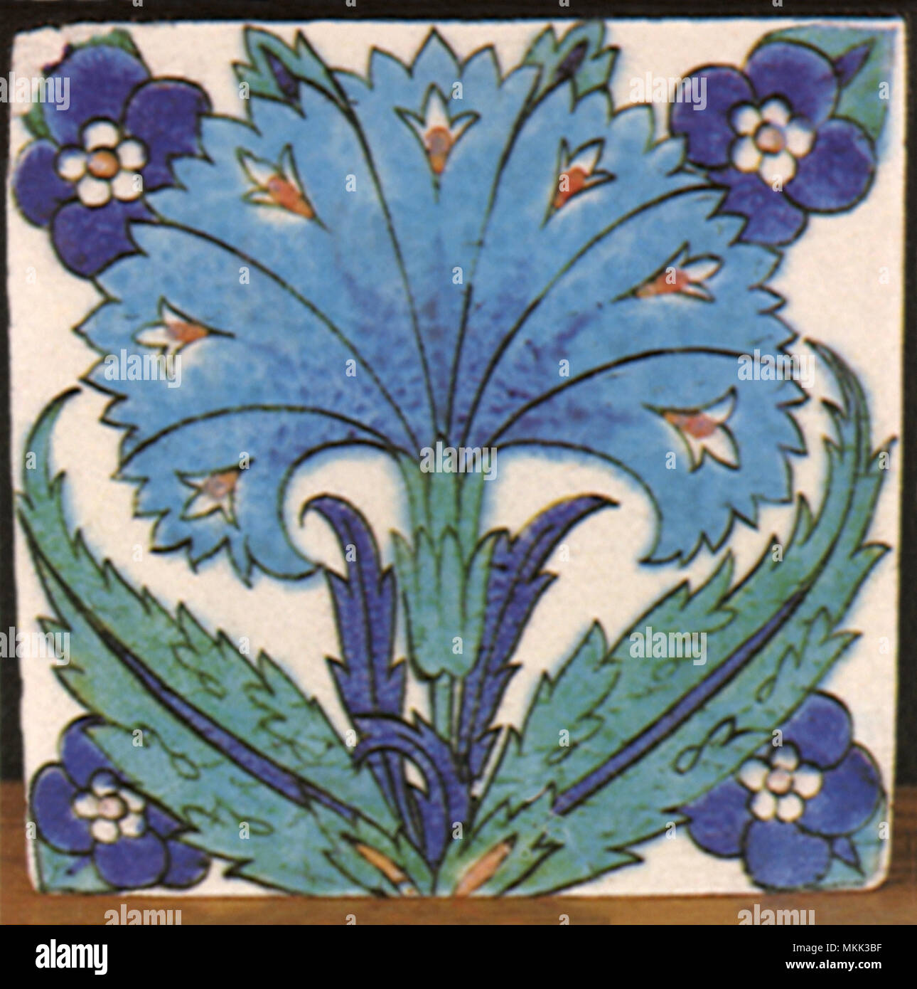 Floral Tile Design Stock Photo - Alamy