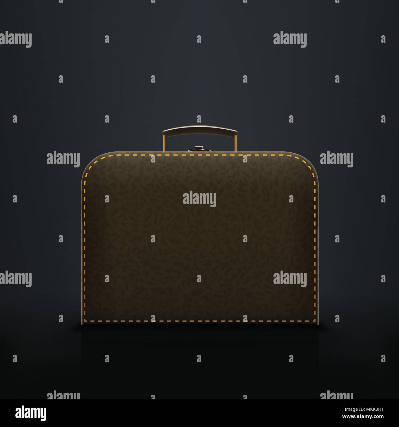 Leather briefcase Stock Vector Images - Alamy