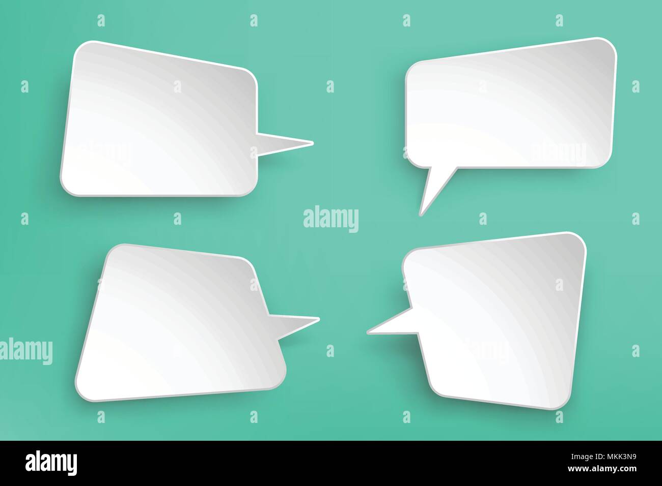 Rectangle sticker paper Stock Vector Images - Alamy