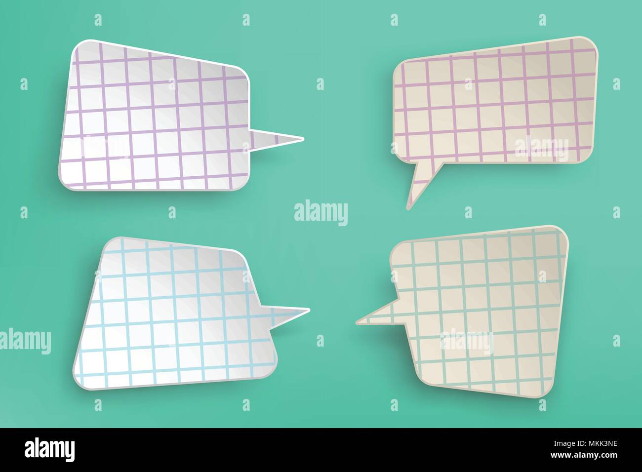 Blank list Stock Vector Images - Alamy