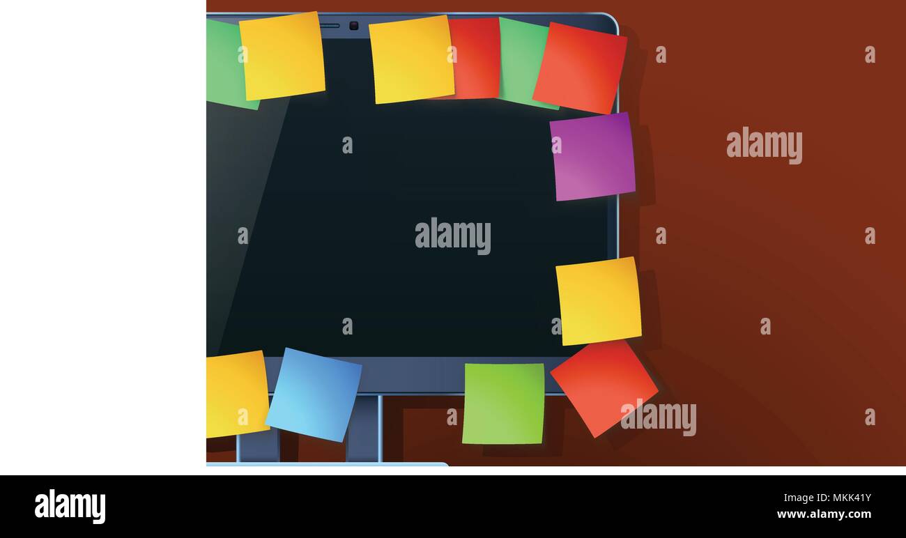 Message monitor Stock Vector Images - Alamy