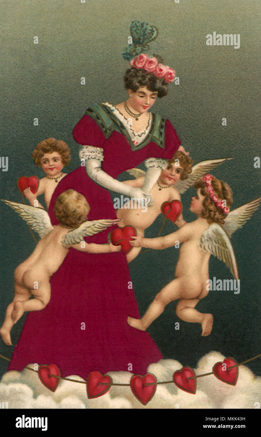Cherubs hearts hi-res stock photography and images - Alamy
