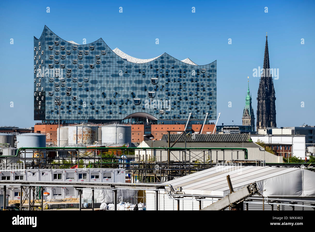 Elbe philharmonic hall grasbrook harbour hi-res stock photography and ...