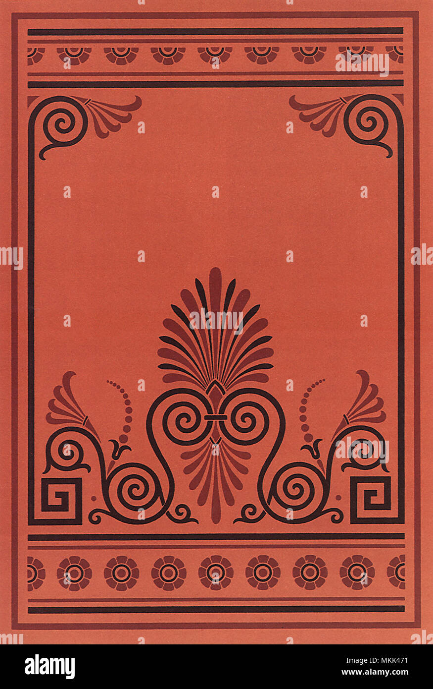 Greek Vertical Panel Stock Photo - Alamy