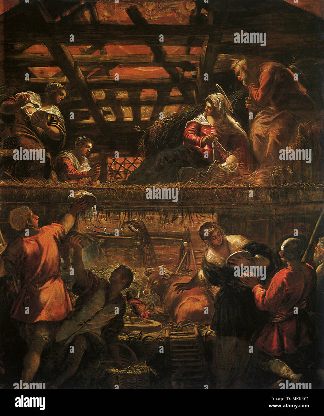 Renaissance art nativity hi-res stock photography and images - Alamy