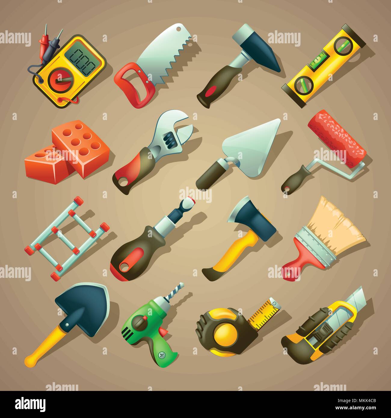 builders icons 2 Stock Vector Image & Art - Alamy